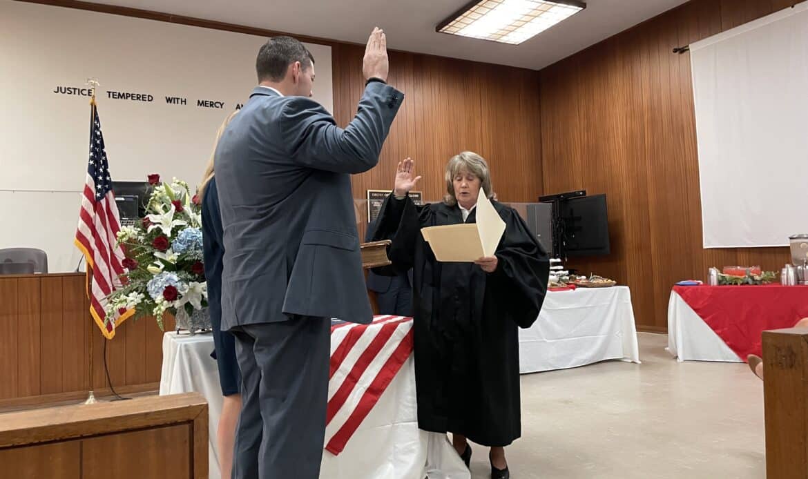 CJ Robinson Begins Official first term as District Attorney of the 19th ...