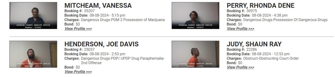 This Week's Inmate Roster For Elmore And Autauga County - Elmore ...